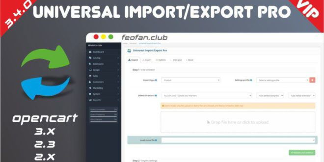 Universal Import/Export Pro v3.4.0 VIP - feofan